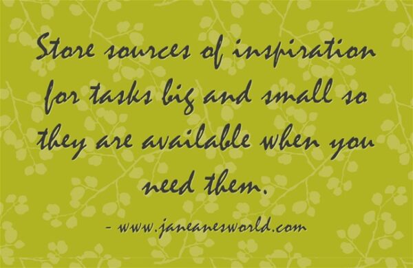 How to Find What Inspires You to Take Action Now • Janeane's World ...